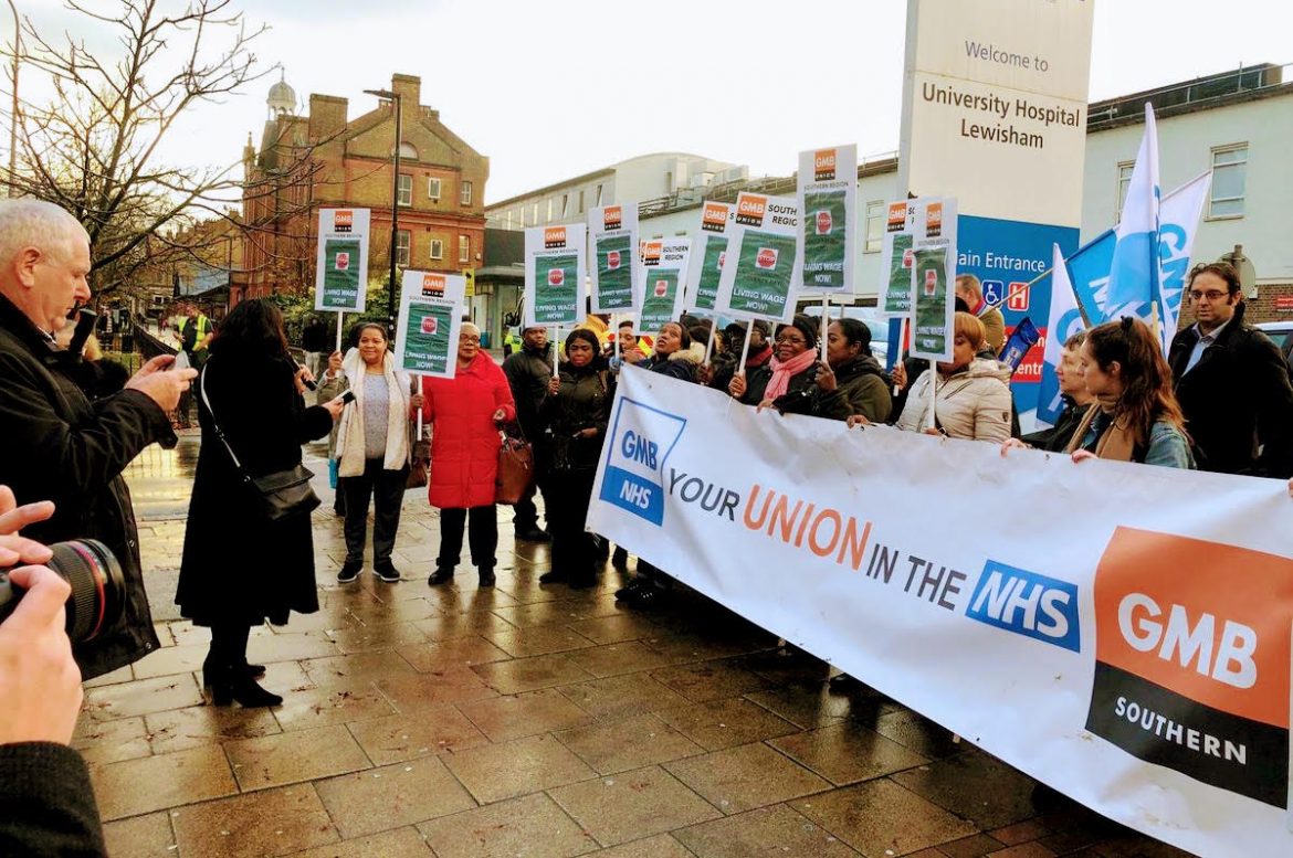 Low-paid hospital staff step up fight for London Living wage as ISS ...